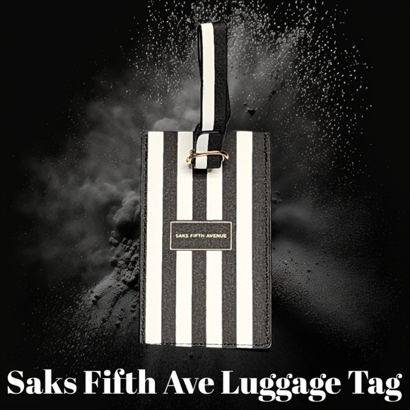 Saks Fifth Avenue | Other | Saks Fifth Avenue Luggage Tag | Poshmark